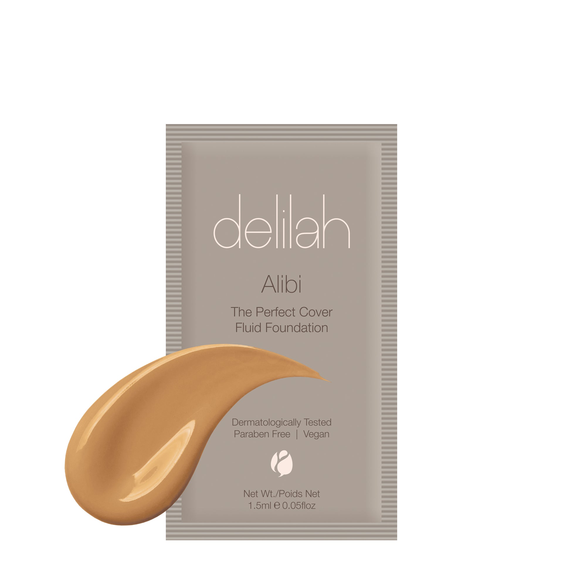 SAMPLE SACHET | Alibi The Perfect Cover Fluid Foundation – delilah