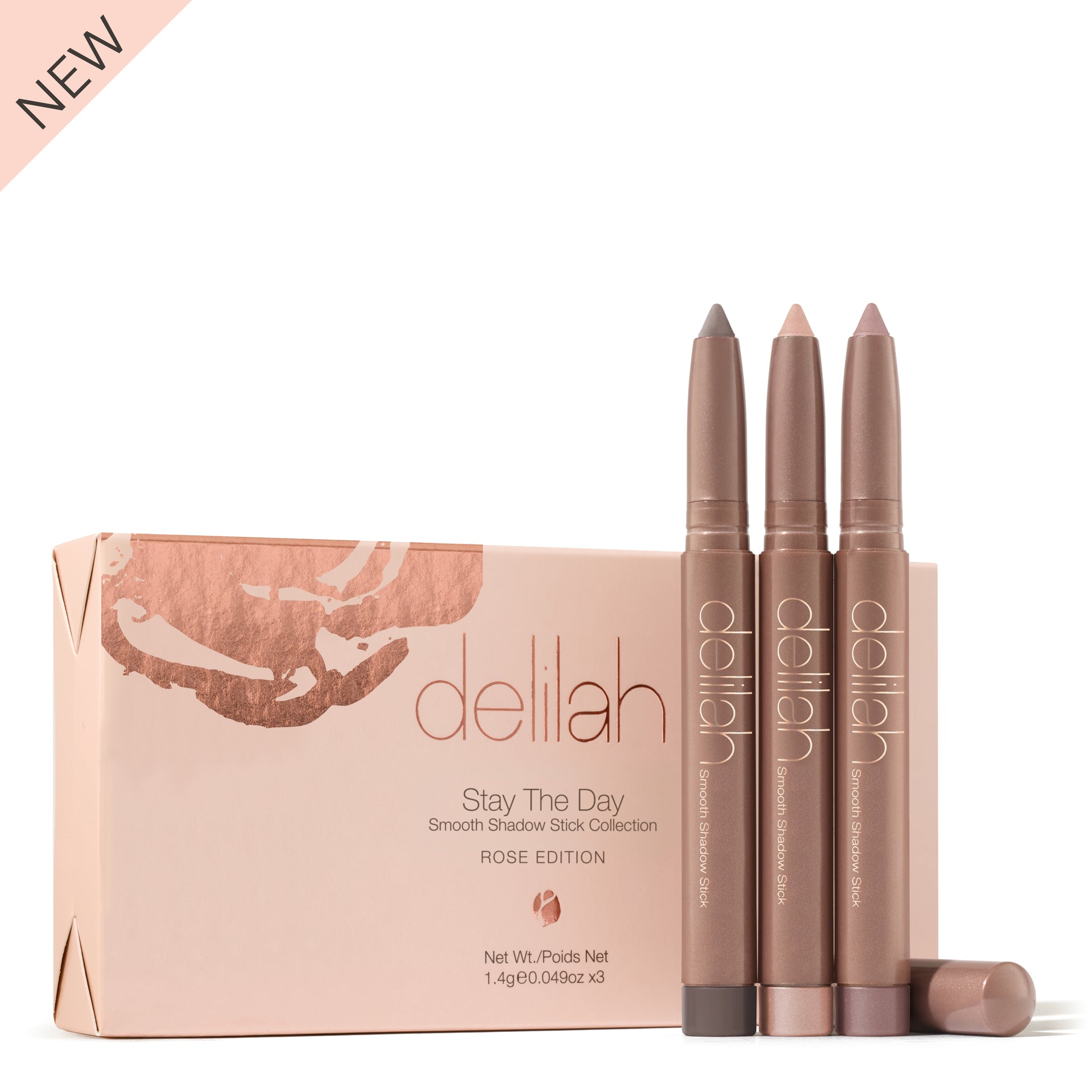 Stay The Day - Rose Edition | Smooth Shadow Stick Collection – delilah