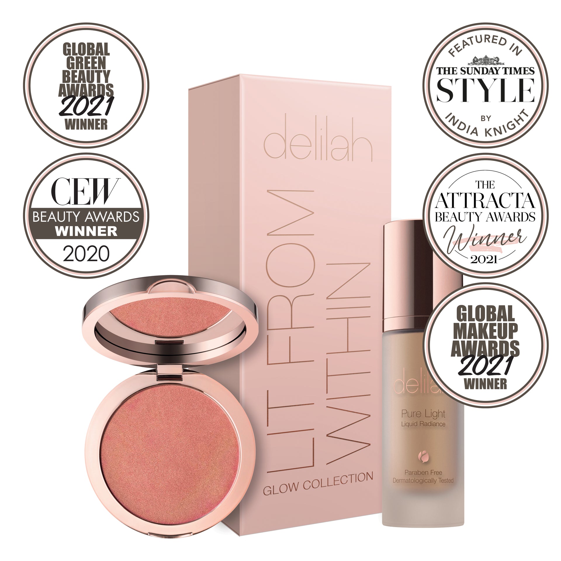 Lit From Within Collection Pure Light Illuminating Powder And Pure Lig